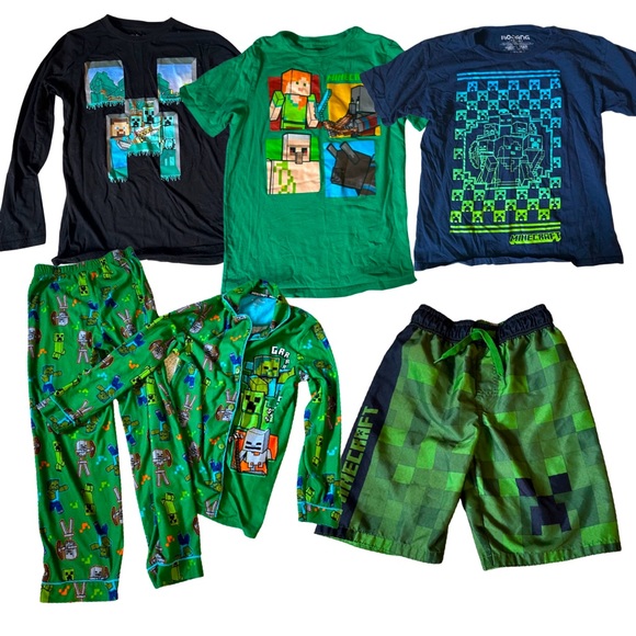 Minecraft | Shirts & Tops | Youth Minecraft Clothing Bundle | Poshmark
